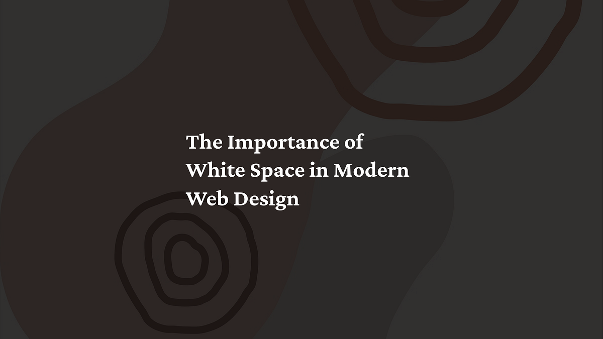 The Importance of White Space in Modern Web Design | by Flowwies Studio ...