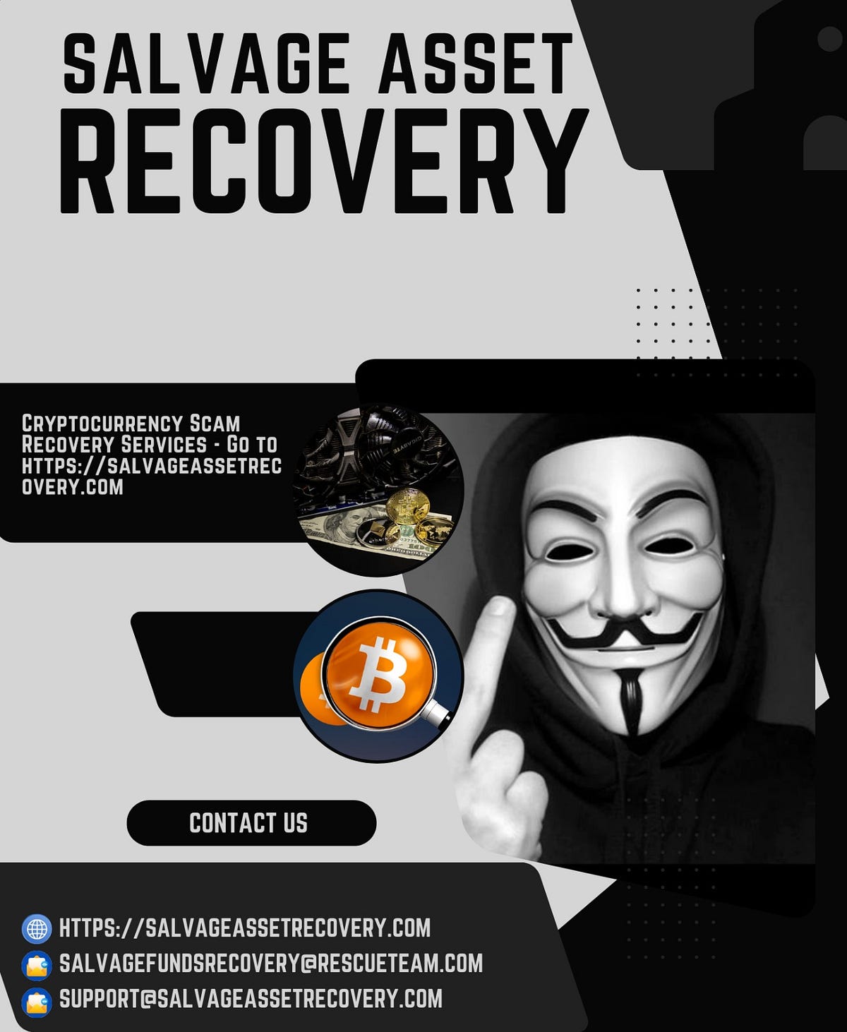 EXPERT HELP TO RECLAIM WHAT YOU LOST// VISIT SALVAGE ASSET RECOVERY ...