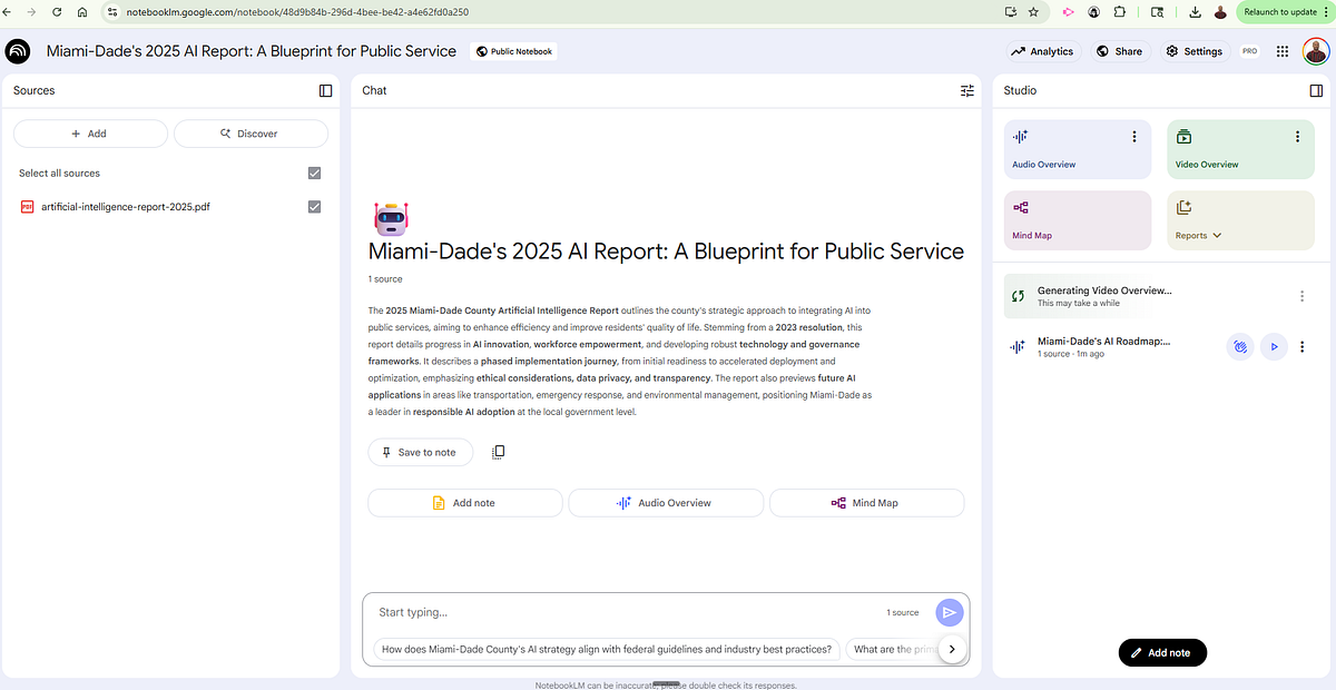 Transform Your 21-Page Miami Dade County AI Report Into an Instant ...