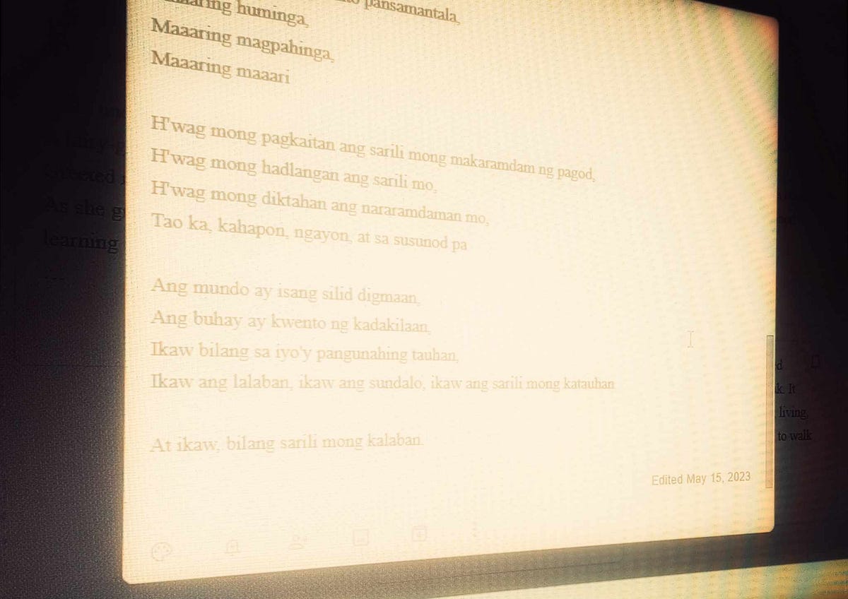 Ang Mundo ay Isang Silid Digmaan. Ang buhay ay kwento ng kadakilaan. | by El | Jun, 2025 | Medium
