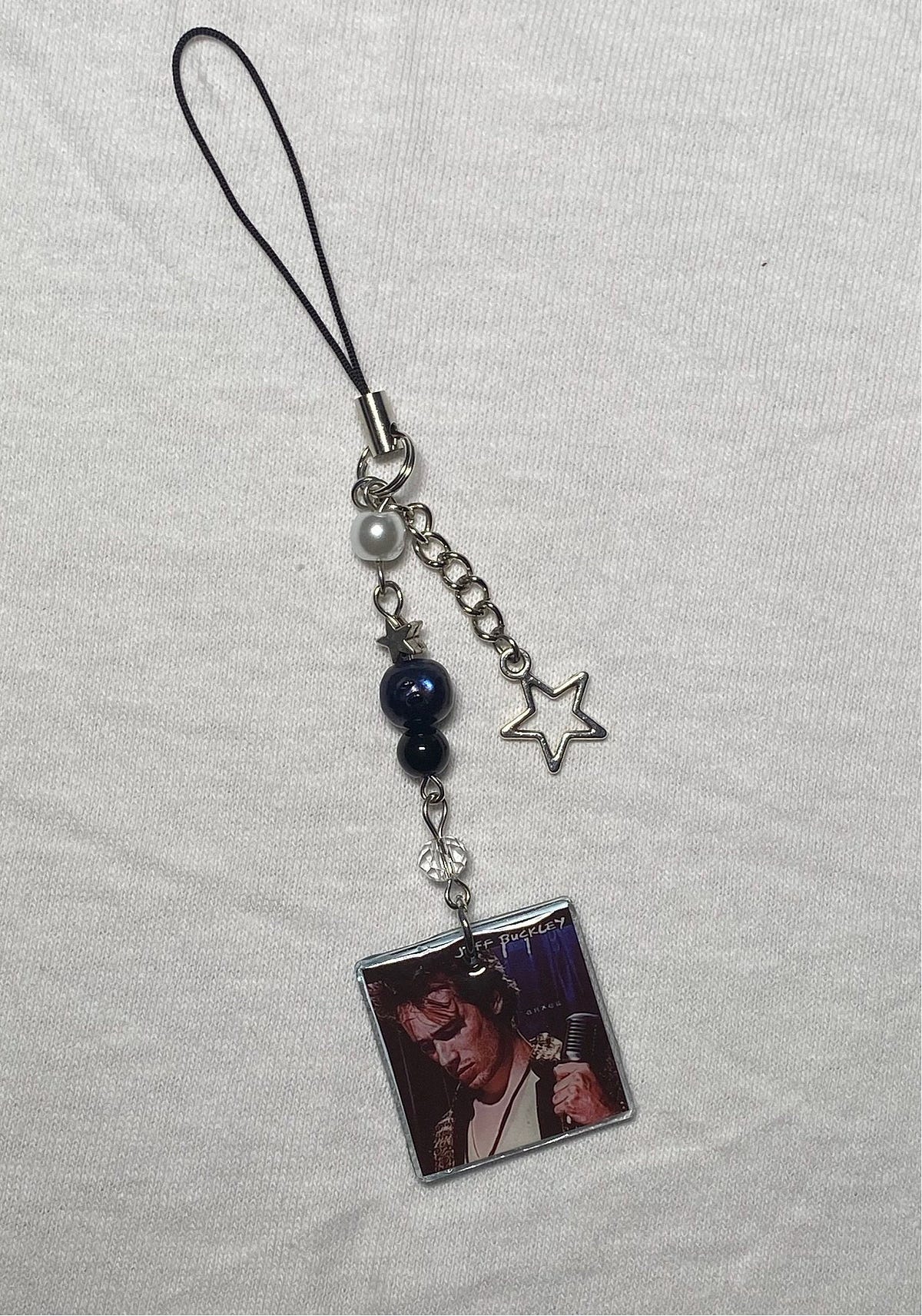 Custom Album inspired beaded keychain / phone charm *read description ...