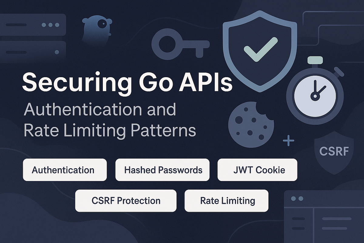 Securing Go APIs: Authentication and Rate Limiting Patterns | by Hassanein Sharaf Al Dein | Jun ...
