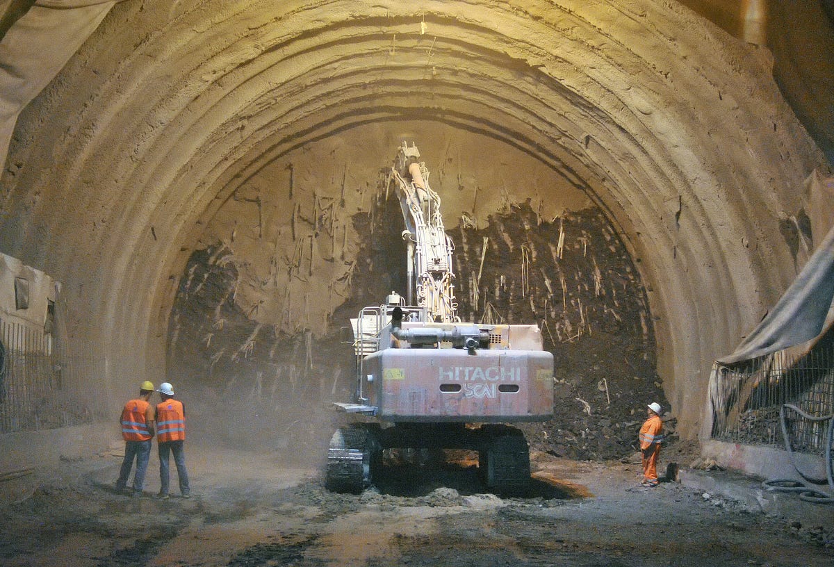 Ground reaction curve for tunnel design in Python | by Eugenio Doglione ...