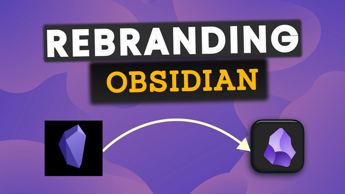 Rebranding of Obsidian: Website & Logo | by Prakash Joshi Pax | Medium