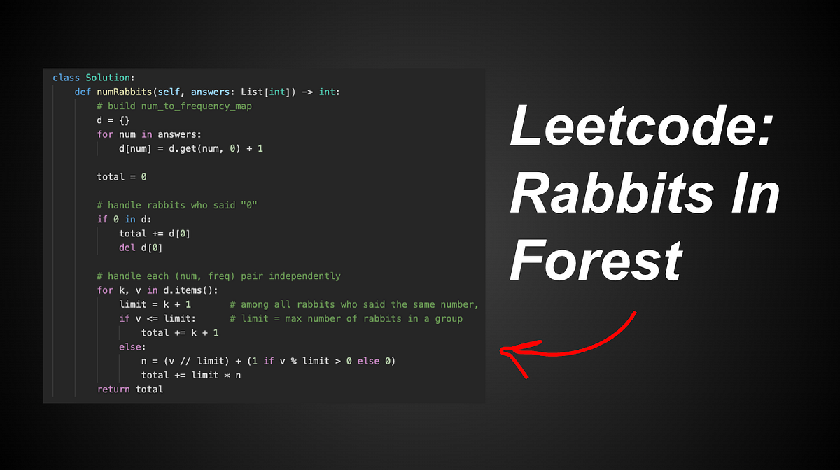 Daily Leetcode 781: Rabbits In Forest | by Liu Zuo Lin | Level Up Coding