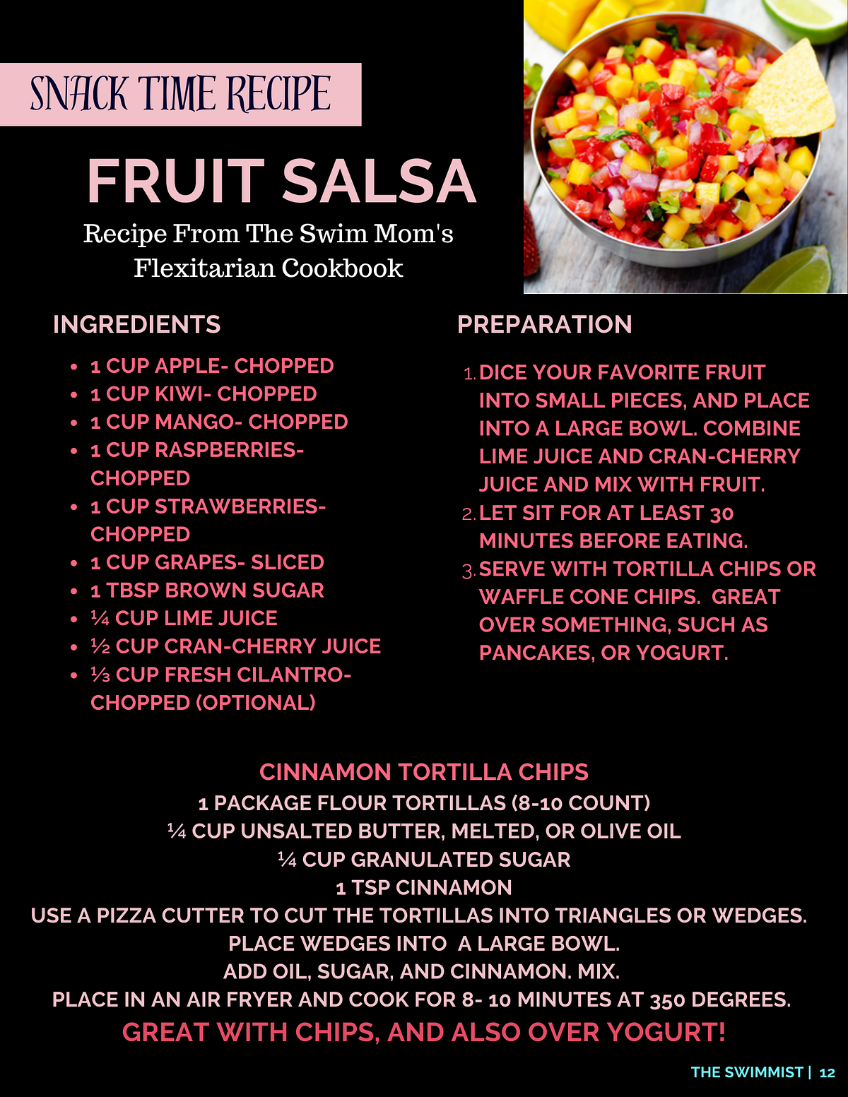 Fruit Salsa Recipe - The Swimmist - Medium