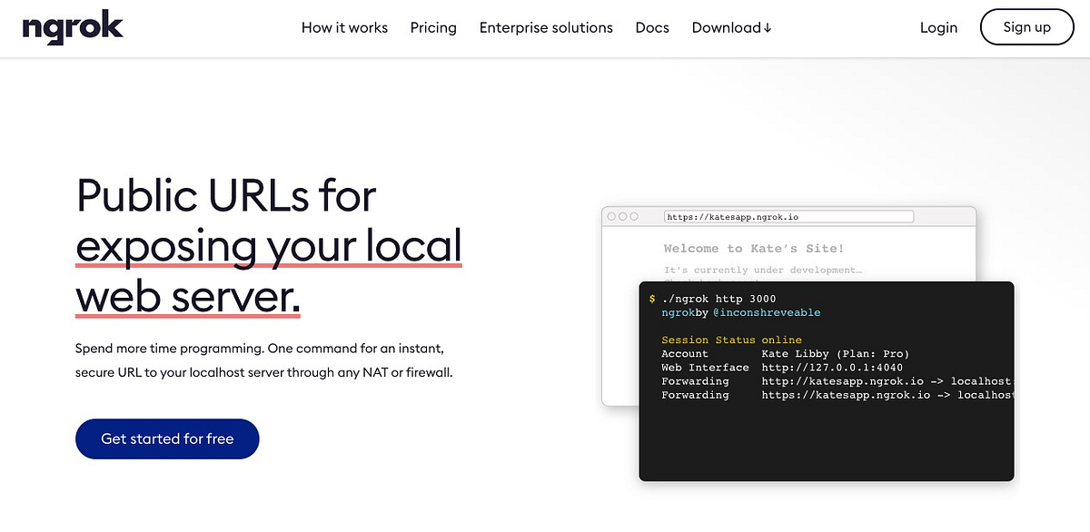 5分鐘完成 ngrok 設定(Mac) -- Justin Huang | 向世界打招呼後的人生