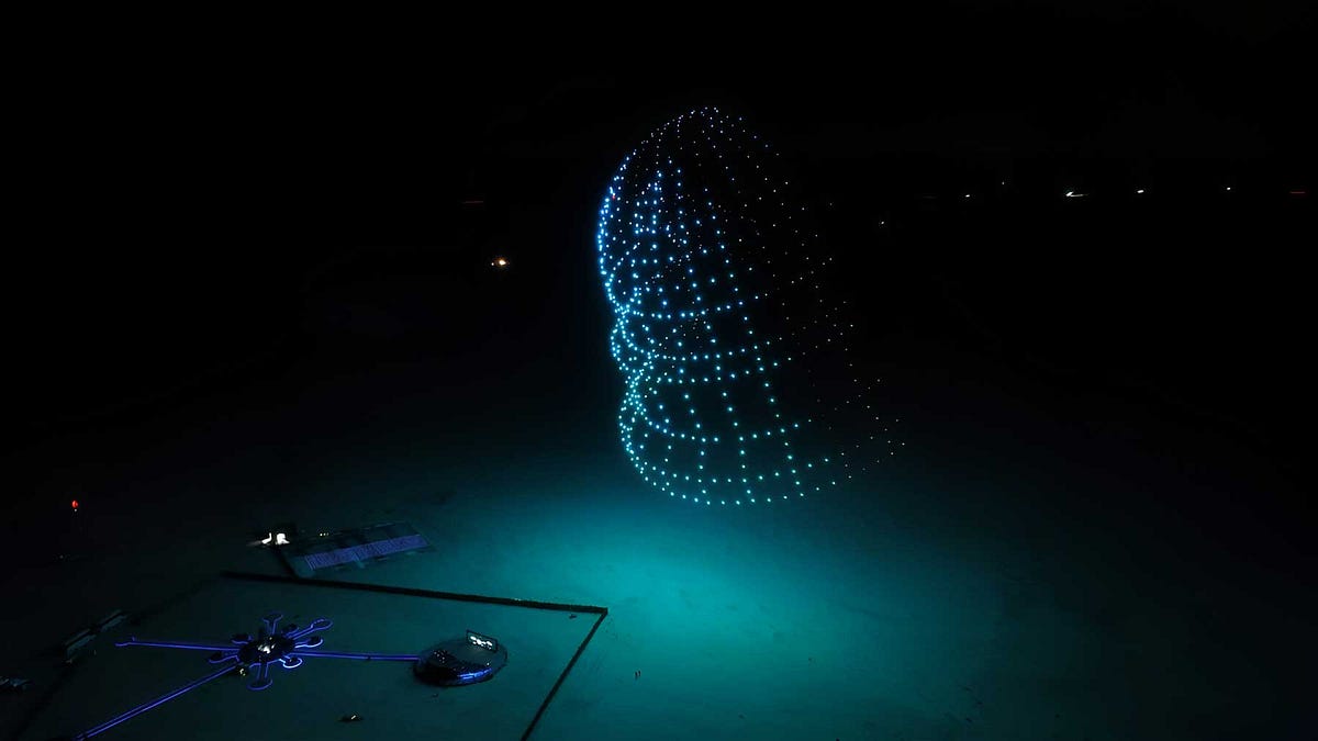 Drone art: Unleashing Creativity through Aerial Innovation | by Lumasky ...
