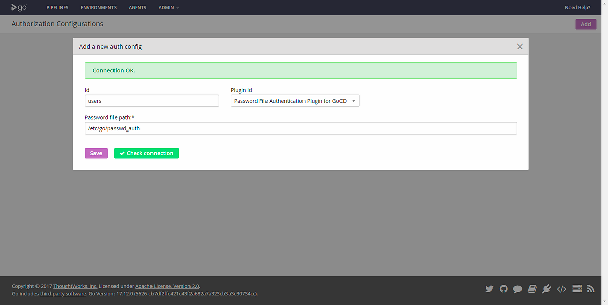 GoCD 加入基础密码验证 - lihui - Medium