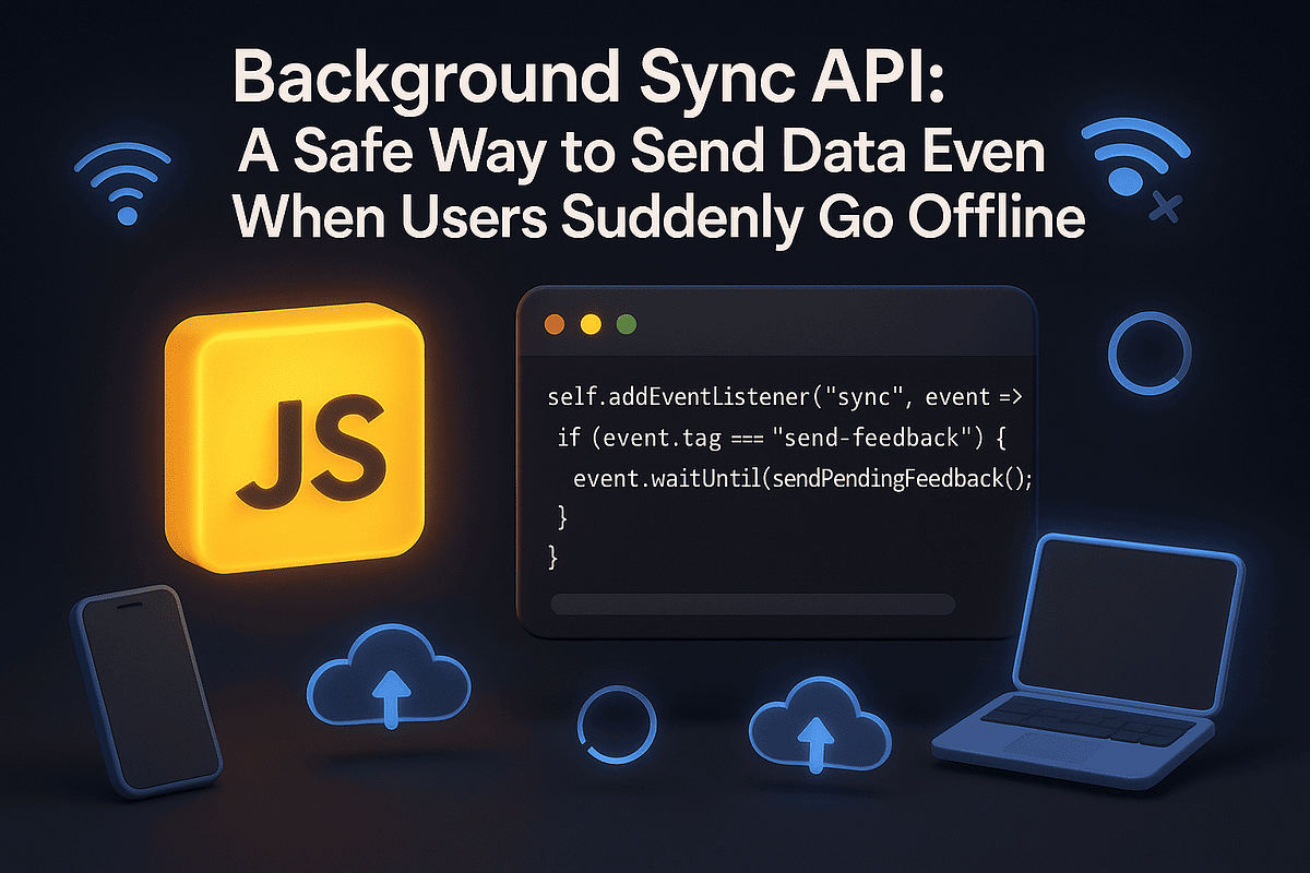 Background Sync API: A Safe Way to Send Data Even When Users Suddenly Go Offline | by Developer ...