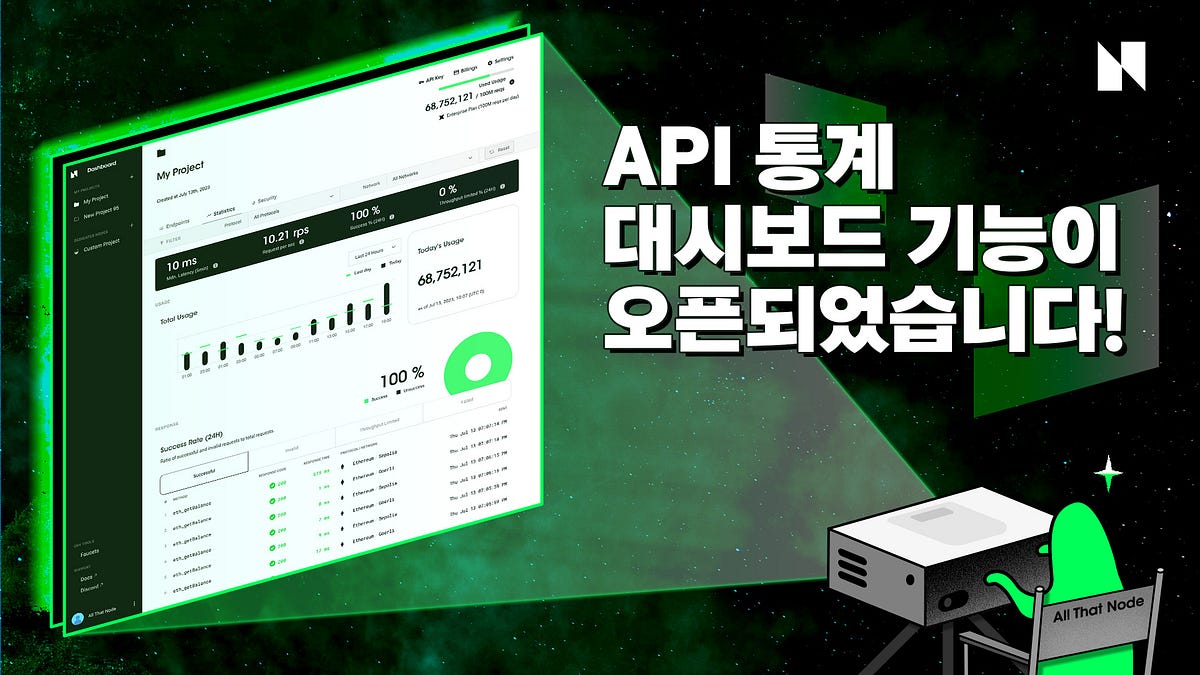 올댓노드(All That Node) API 통계 대시보드 기능이 오픈되었습니다! [KOR] | by Yunseon Na | DSRV | Medium