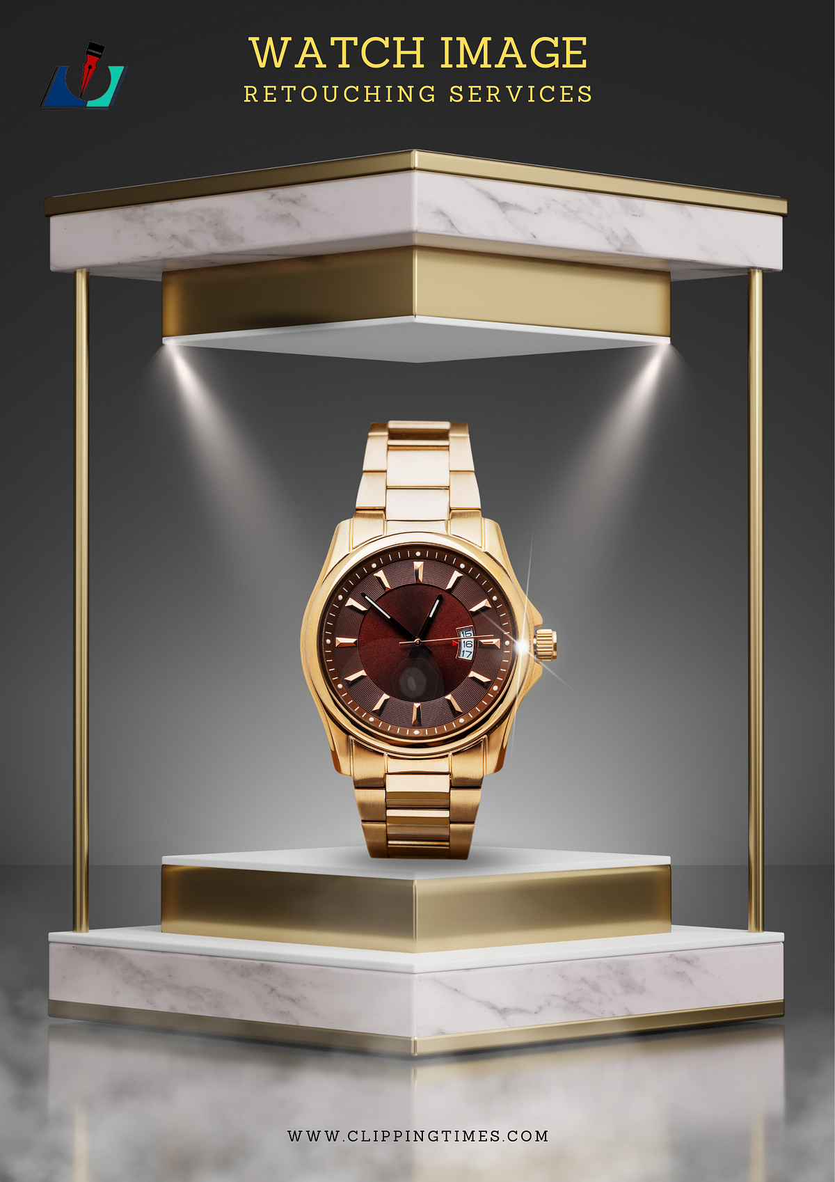 Watch Image Retouching - Clipping Times - Medium