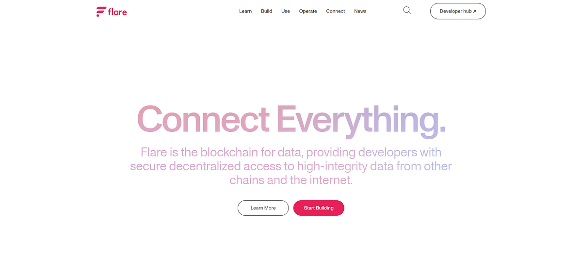 Time to research: Flare Network. Flare is the blockchain for data. It ...