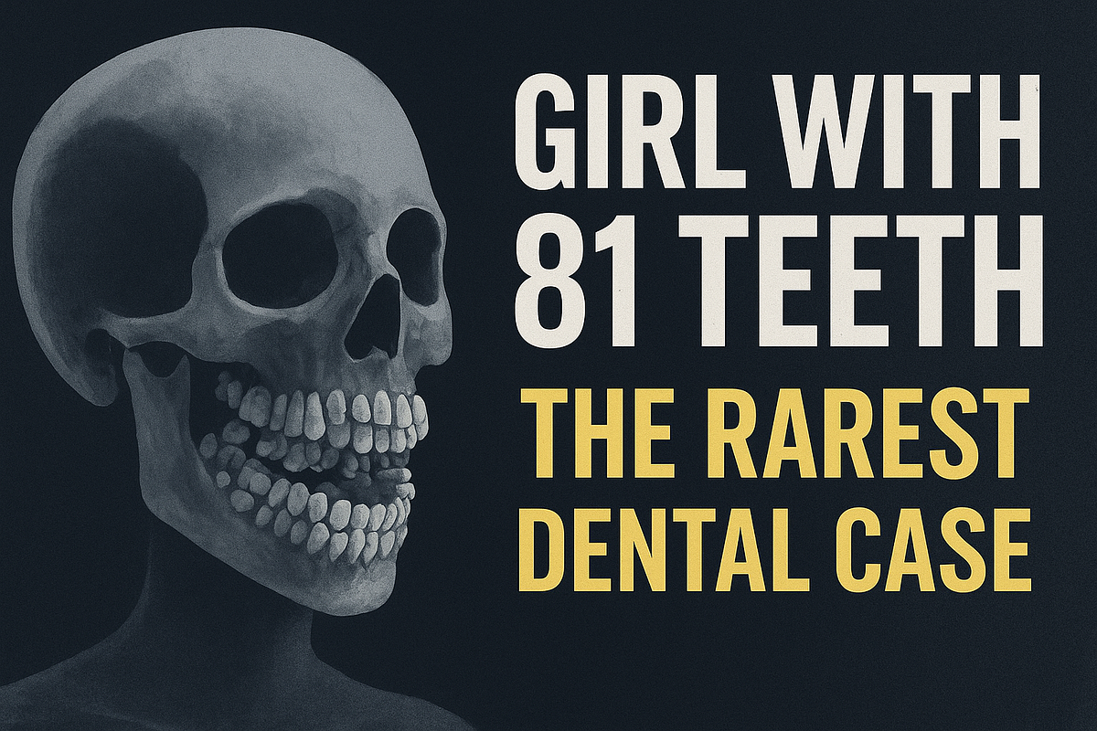 The Girl with 81 Teeth: A Record-Breaking Dental Mystery | by Yeakub ...
