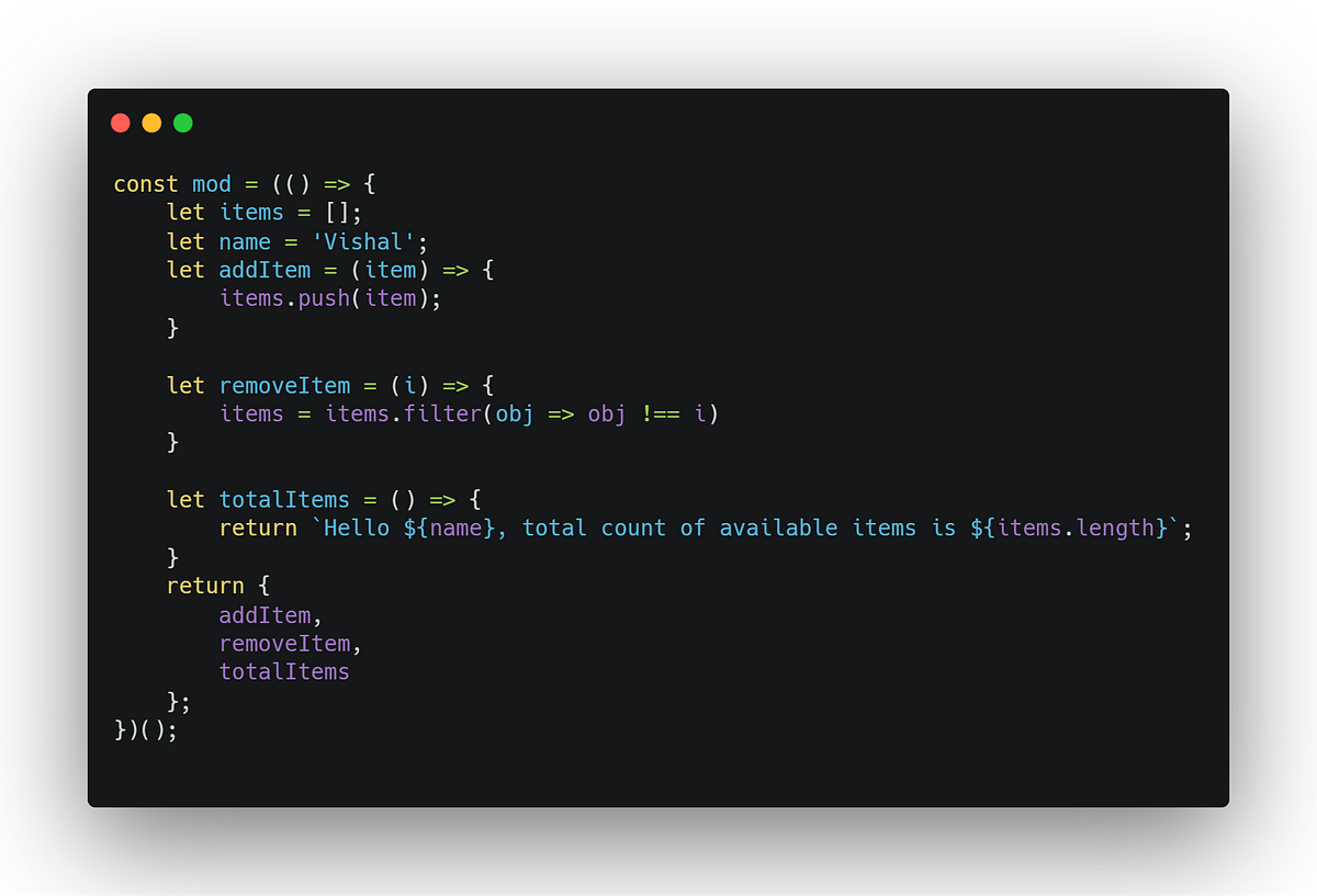Module Pattern In Javascript. Modules are an integral piece of any ...