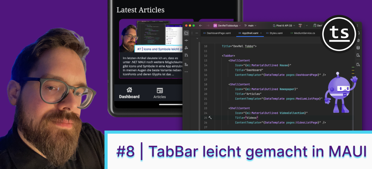 #8 | So einfach geht eine TabBar in MAUI | by DevRel Tobbo | Medium