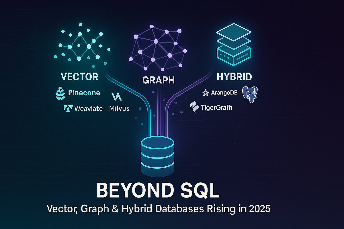 Beyond SQL: Vector, Graph, and Hybrid Databases Rising in 2025 | by Thinking Loop | Sep, 2025 ...