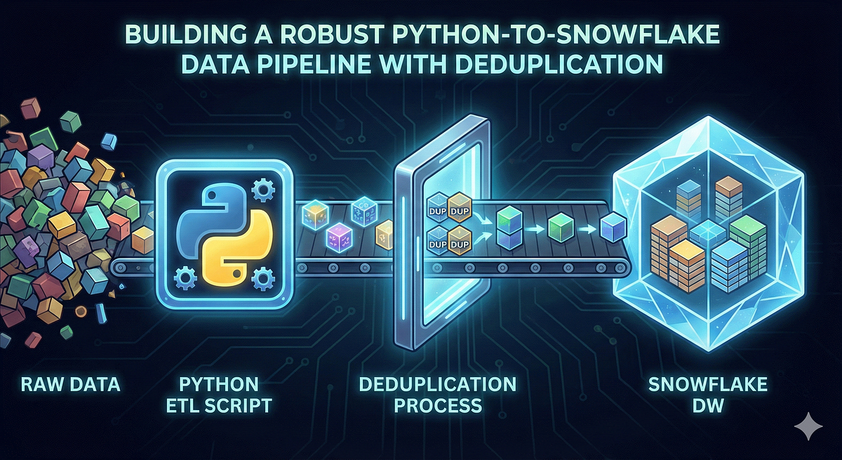 Building a Robust Python-to-Snowflake Data Pipeline with Deduplication | by Sameer Nimse | Nov ...