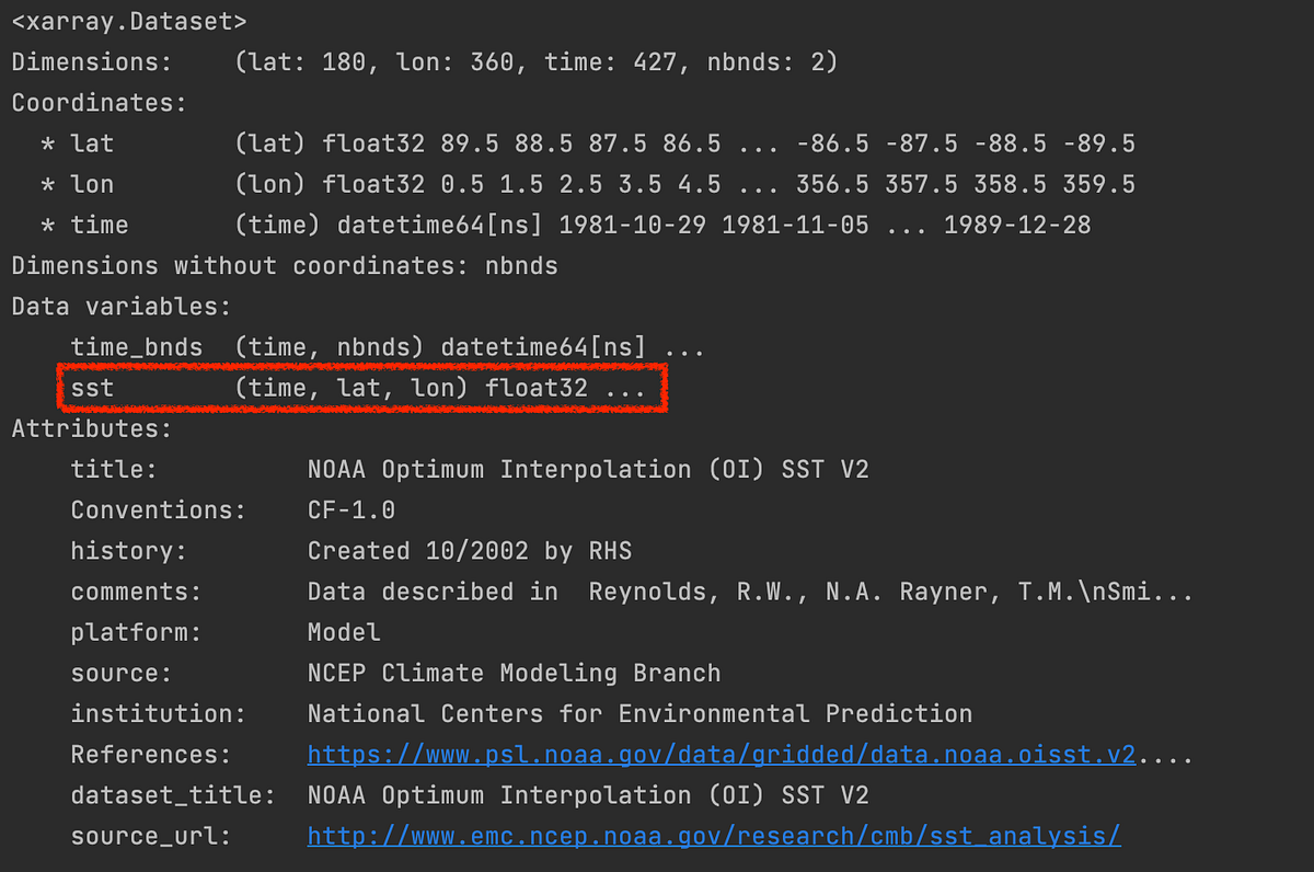 Membaca file berformat netCDF dan visualisasi sederhana dengan Python | by Andhika | Medium