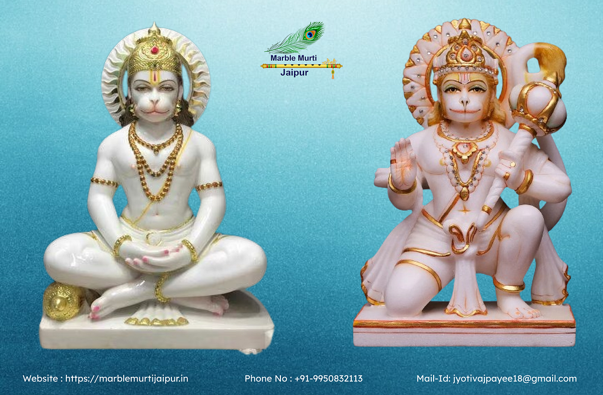 Marble Hanuman Murti Manufacturers and Exporters in Kochi, Kerala ...