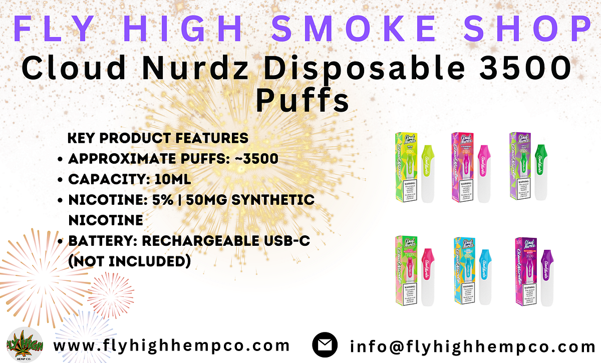 What Is CLOUD NURDZ DISPOSABLE 3500 PUFFS and How Does It Work? | by ...