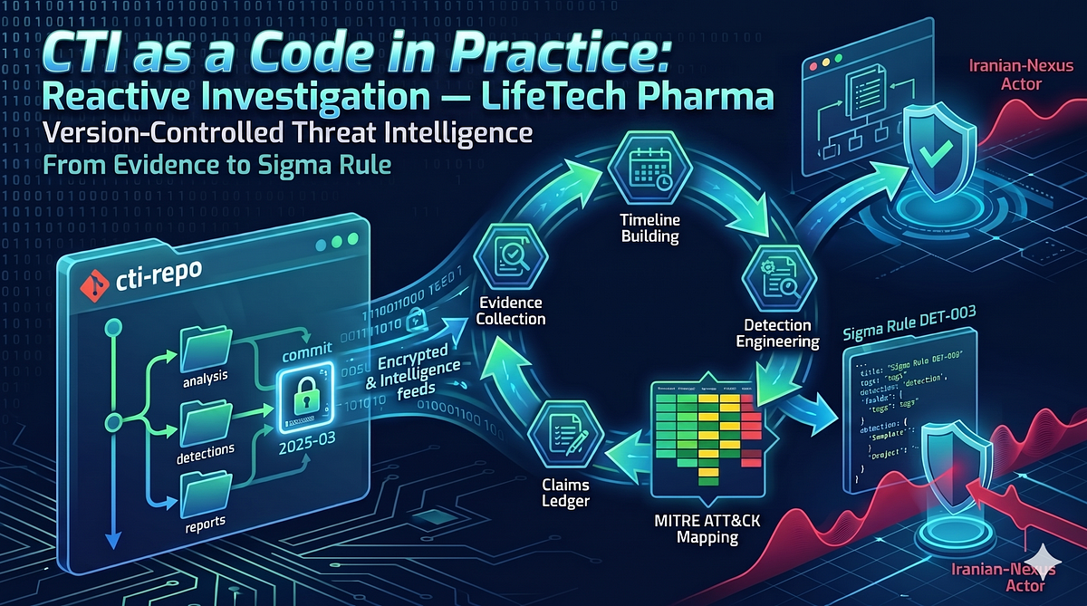 CTI as a Code in Practice: Reactive Investigation — LifeTech Pharma ...