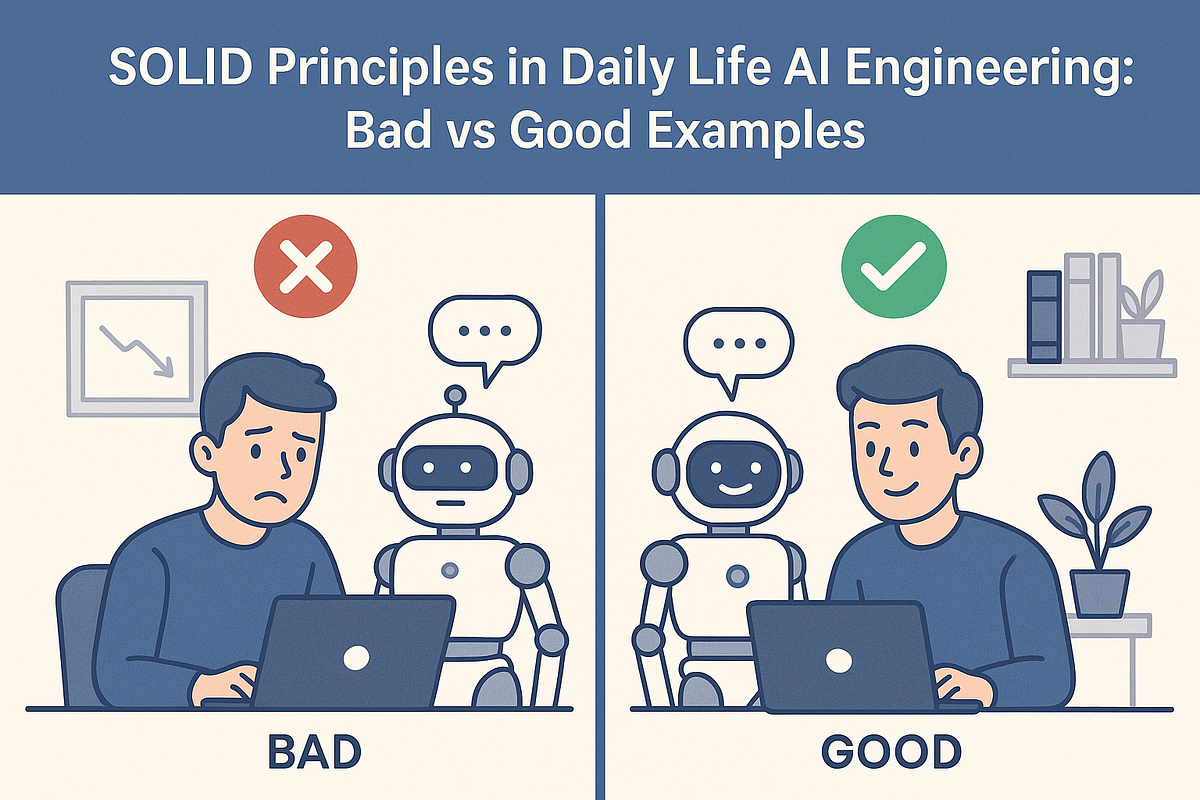 SOLID Principles In Daily Life AI Engineering: Bad vs Good Examples ...