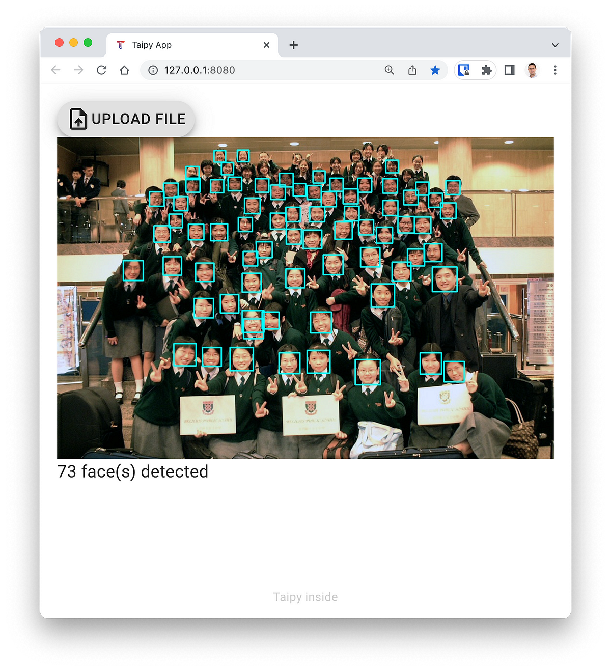 Tutorial How Build A Face Detection App Using Taipy And Opencv By Grégoire Marabout Medium