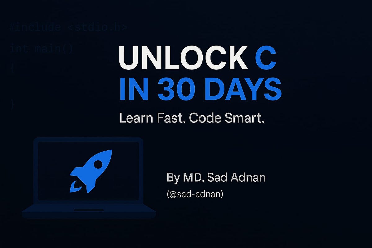 Unlock C Programming in 30 Days: Your Ultimate Self-Study Guide Begins ...