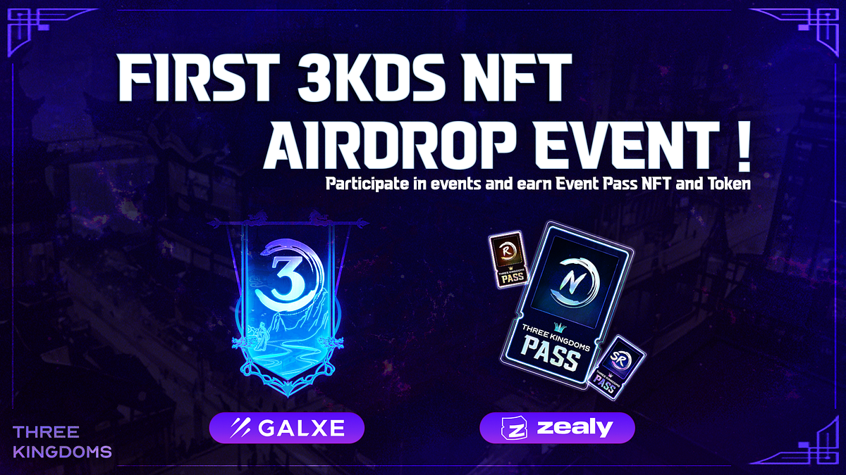 First 3KDS NFT Airdrop Event Announcement | by 3KDS | Medium