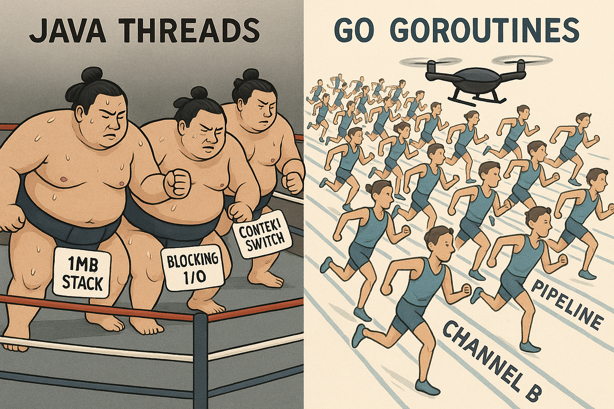Why Go’s Concurrency Model Is Decades Ahead of Java’s Threads | by Thread Whisperer | Jul, 2025 ...