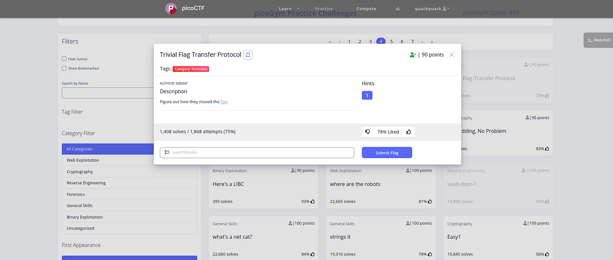 PicoCTF Trivial Flag Transfer Protocol writeup | by Do Tran | Medium