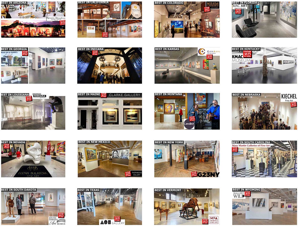 The 20 Best Galleries In USA / AMERICAN ART AWARDS | by Thom Bierdz ...