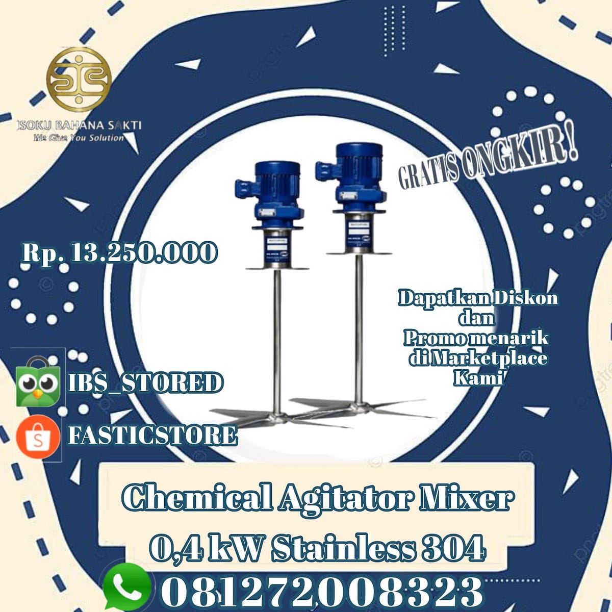 Agitator Mixer Diagram PT. Isoku Bahana sakti - Ica Isoku - Medium