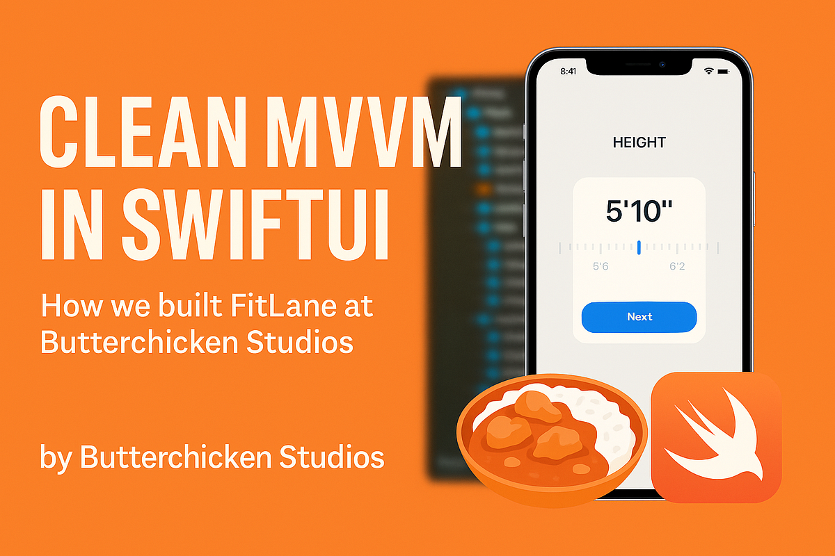 Building Fitlane: Clean MVVM in SwiftUI (iOS 18+) 🚀 | by Kunal | Jun, 2025 | Medium