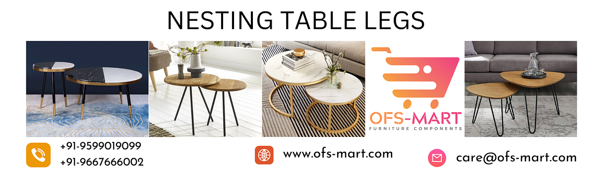 Enhance Your Living Room with Nesting Tables and Modern Center Table ...