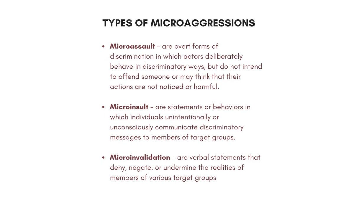 Beware of Microaggressions Through Microinvalidations | by Tonie Snell ...