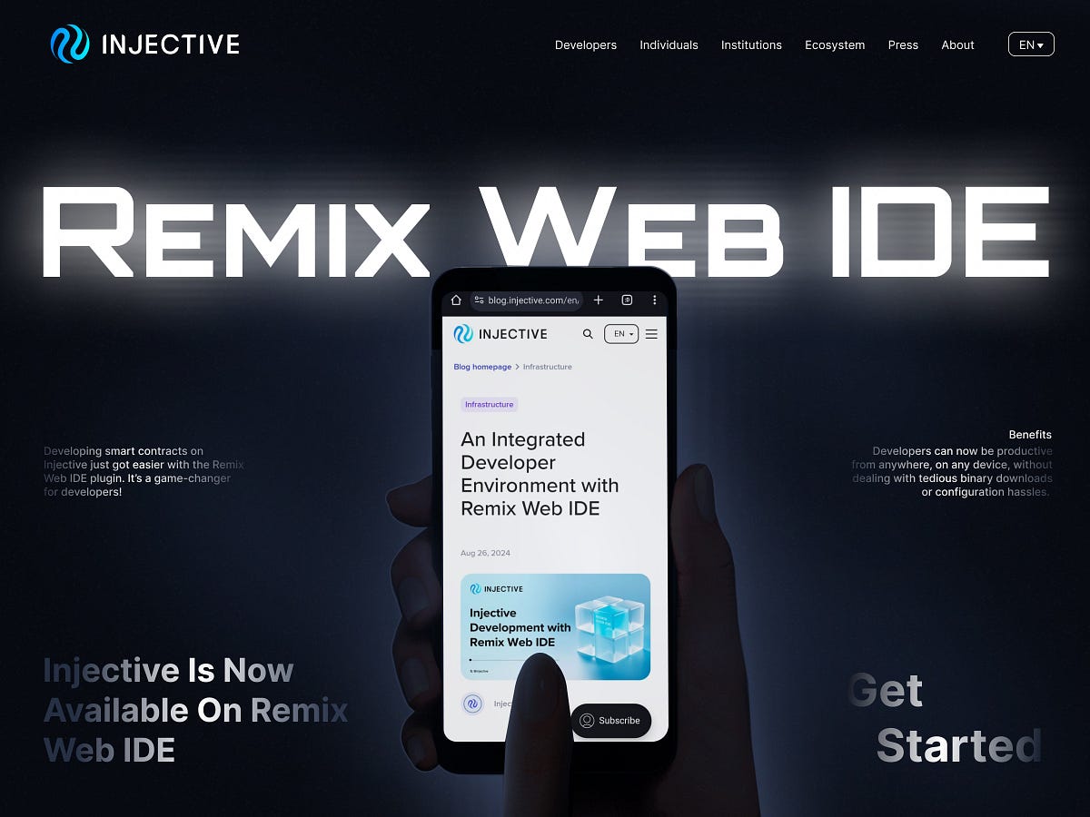 Revolutionize Smart Contract Development 🛠️With injective’s Remix Web ...