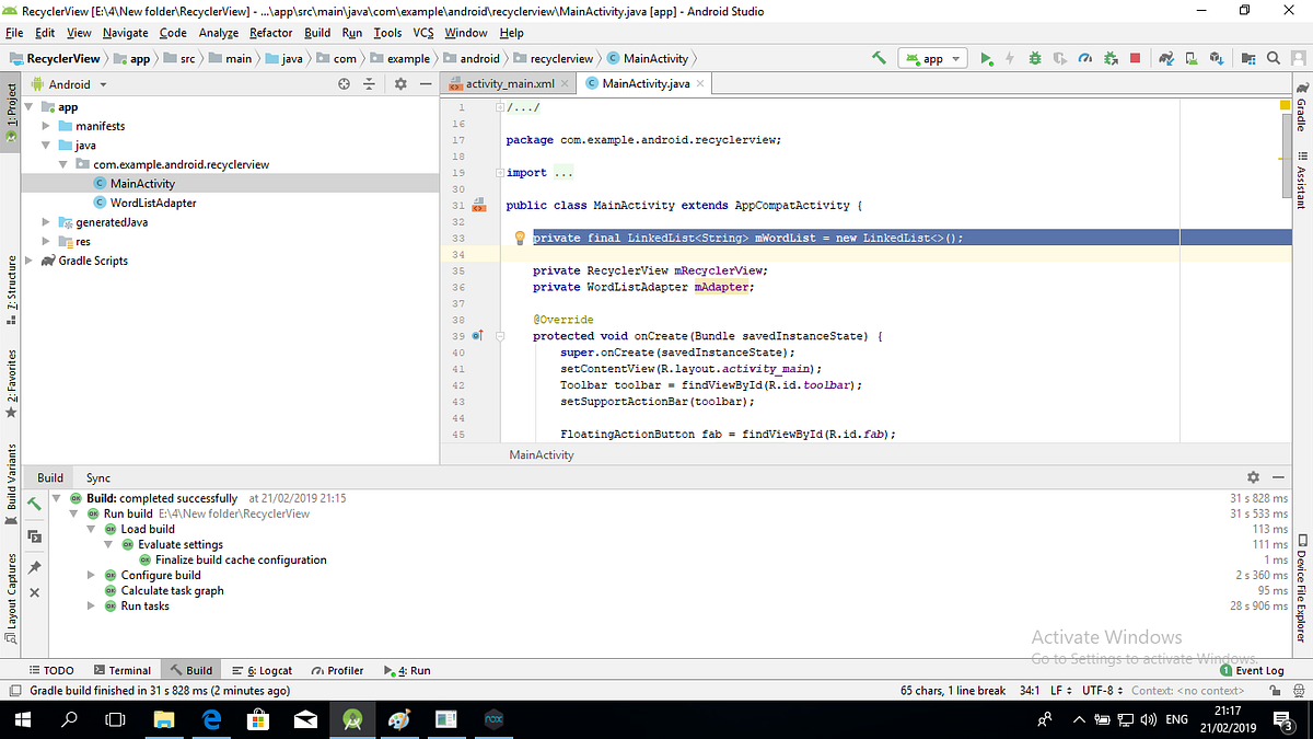 Android fundamentals 04.5: RecyclerView | by Basri | Medium