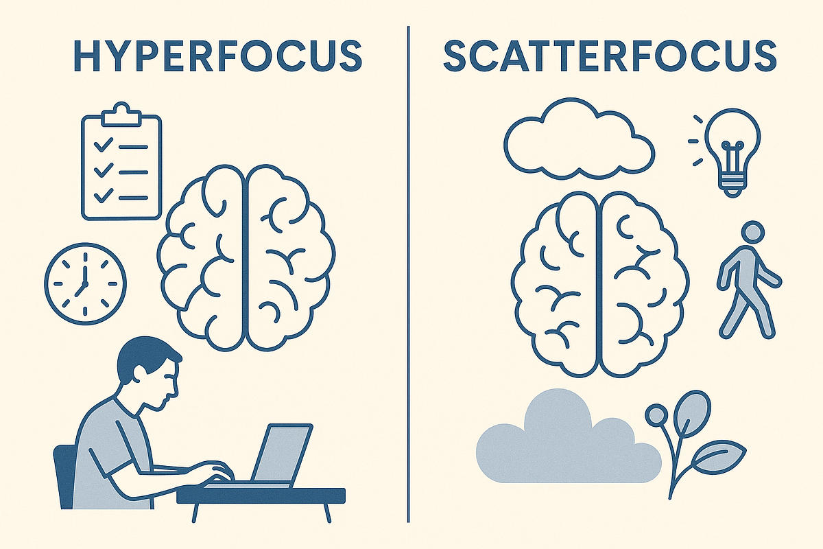 Hyperfocus vs Scatterfocus: How I Found Balance in My Busy Brain | by ...