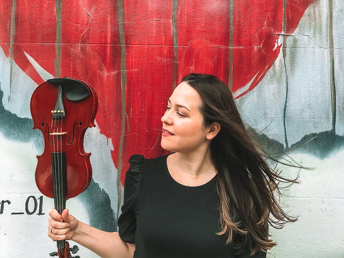 The Story of a Violinist and Her Efforts to Have Everyone Keep Creating ...