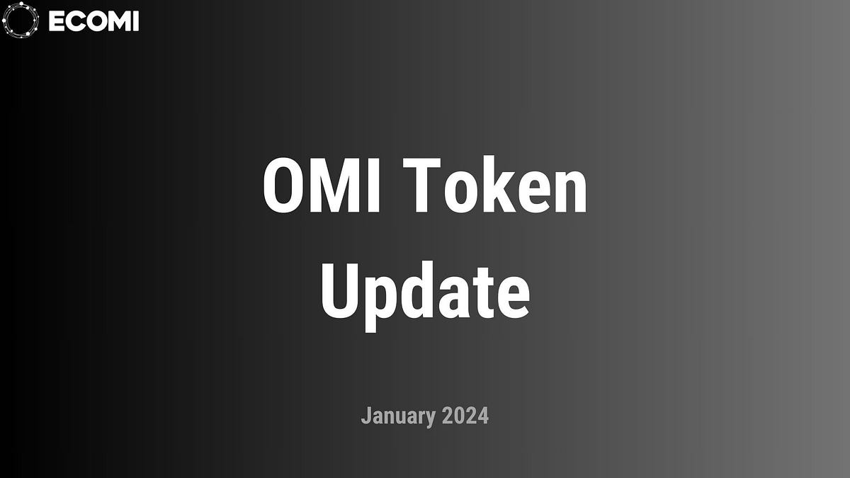 The Next Steps For OMI | Token Development Update | by ECOMI | ECOMI | Medium