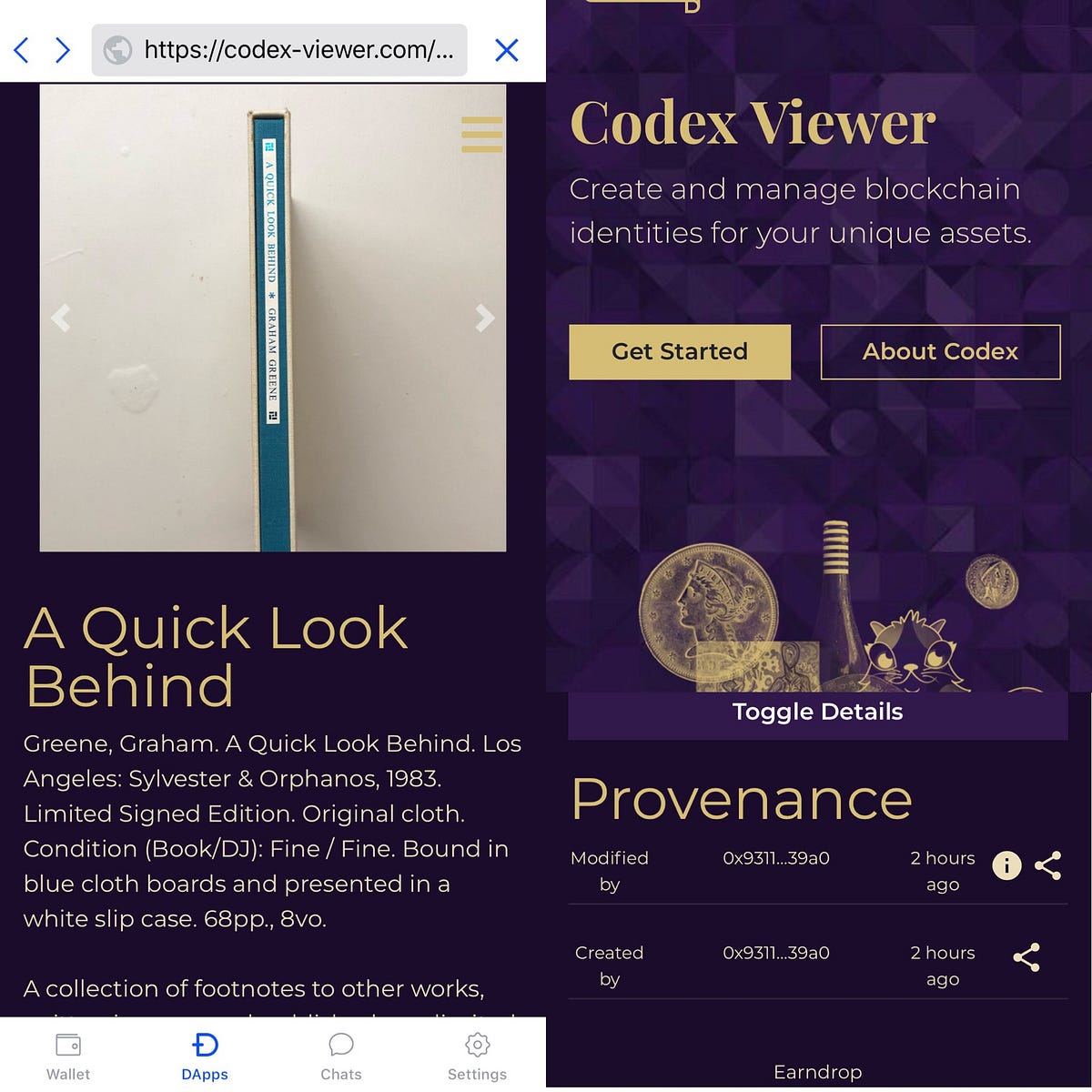 What a Book Looks Like as a Digital ‘Asset’ via Codex Protocol | by ...