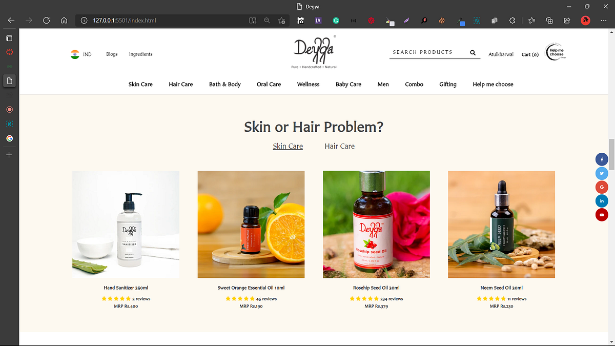 Deyga-Cloning Project. Masai School | by Jayesh Khairnar | Medium