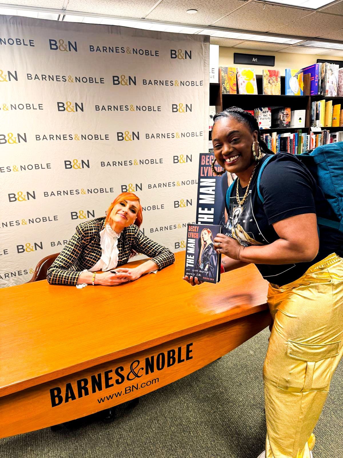 I waited 3+ hours in the cold for Becky Lynch’s book signing and it was ...