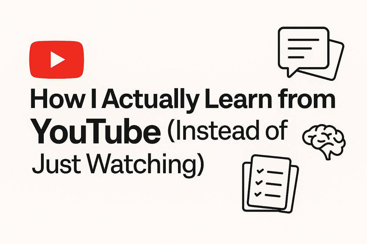 How I Stopped ‘Fake Studying’ on YouTube and Actually Learned Something ...