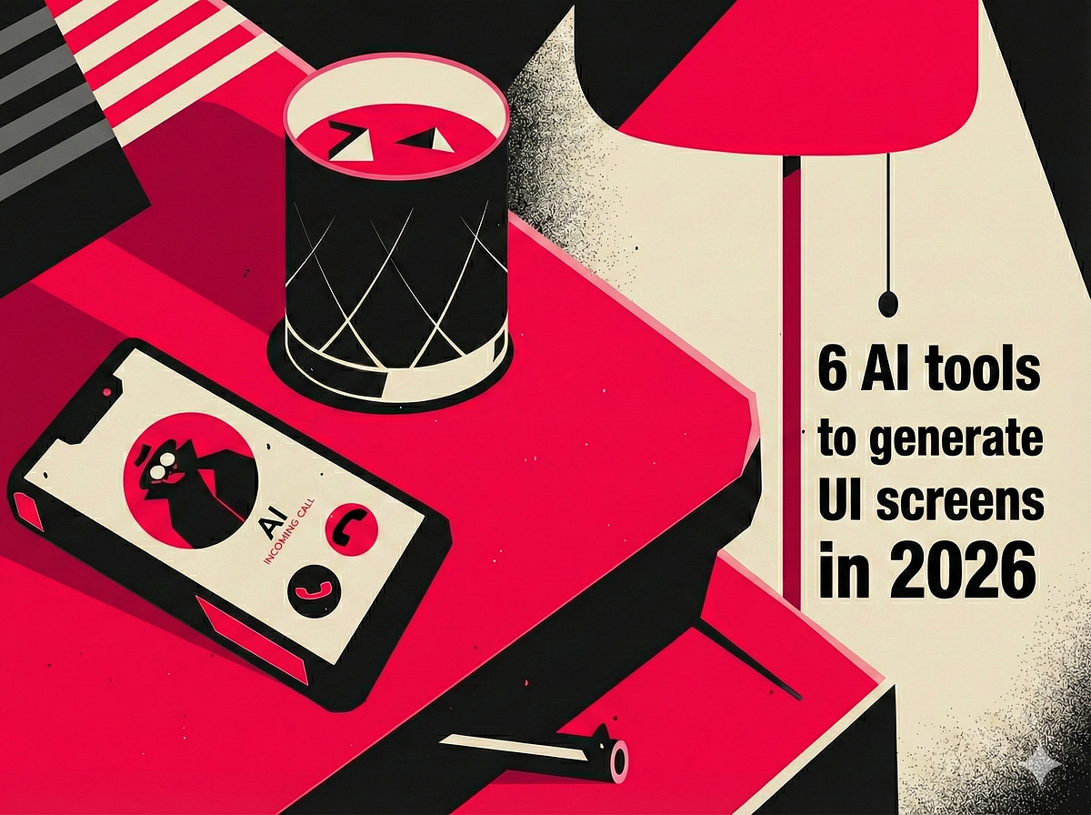 6 AI tools to generate UI screens in 2026 | by Thanuja K | Bootcamp ...