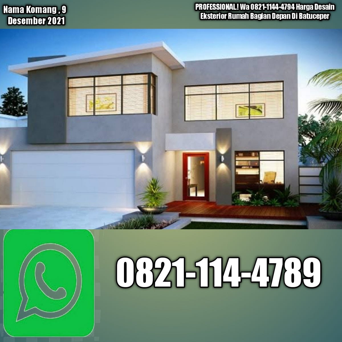 PROFESSIONAL.! Wa 0821-1144-4794 Pemborong Desain Eksterior Pertokoan ...