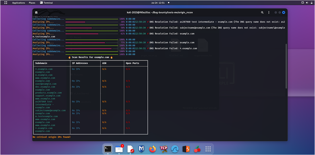 N0aziXss Origin Recon v3.1: The Ultimate CDN Bypass & Infrastructure ...