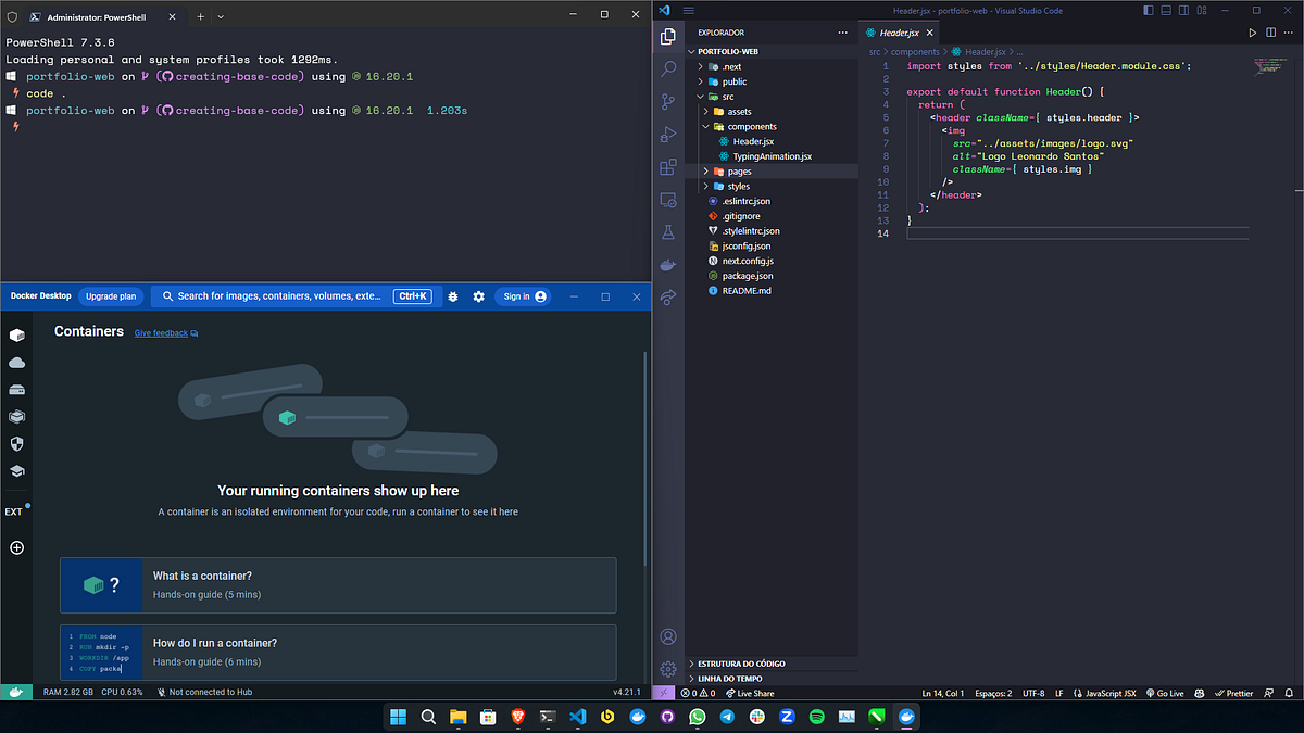 Customização do Windows Terminal/PowerShell e instalação de módulos ...